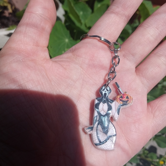 Hand Crafted | Jewelry | Scream Keychain | Poshmark